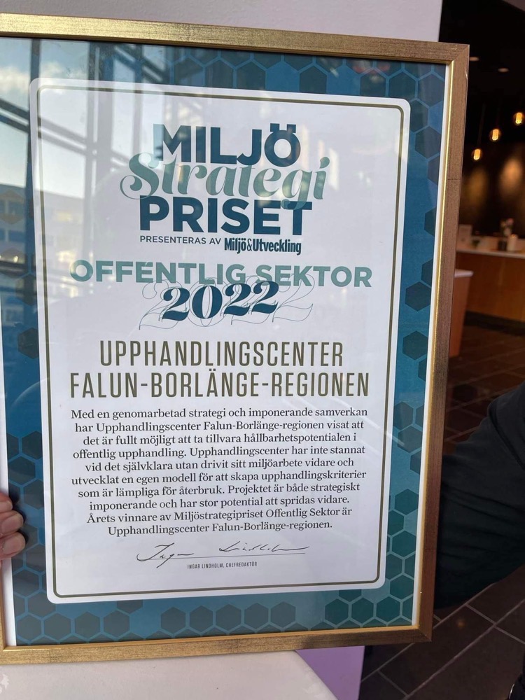 Fint pris till Upphandlingscenter | Säters kommun